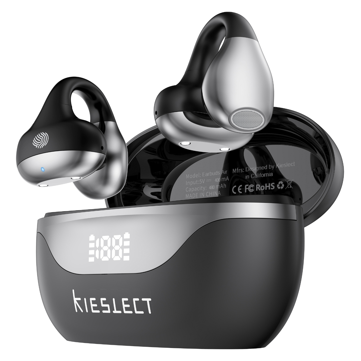 Kieslect Earbuds Open Negro